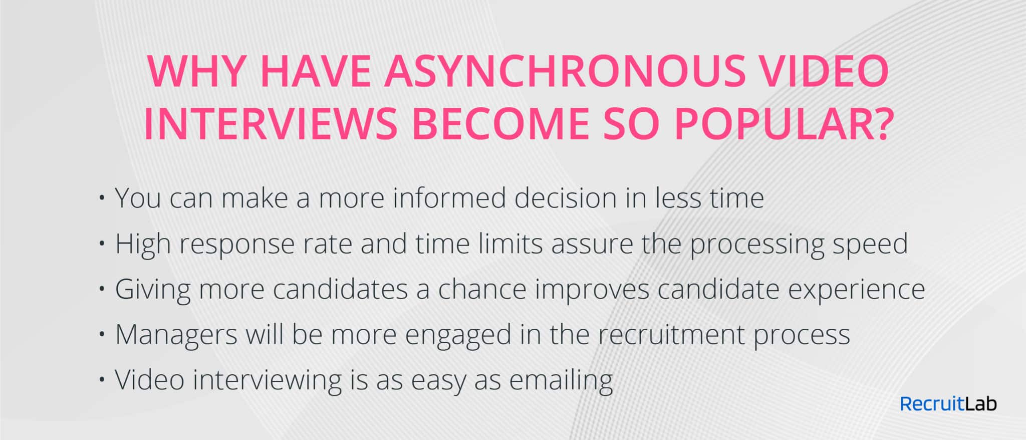 Why you should use Asynchronous video interviews